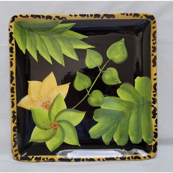 Laurie Gates | Kitchen | Laurie Gates Ware Plate Platter Tray 1 Black ...